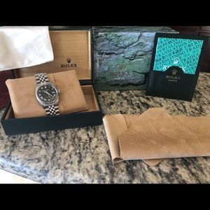 Rolex | Accessories | Authentic Rolex Datejust Fluted Bezel Boxpapers ...